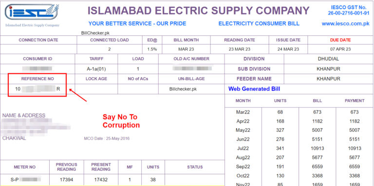 IESCO Bill Online December 2025 - Download Duplicate Bill
