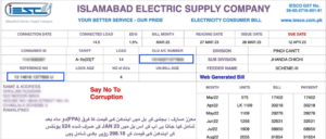 IESCO Bill Online 2024 - Download Duplicate Bill