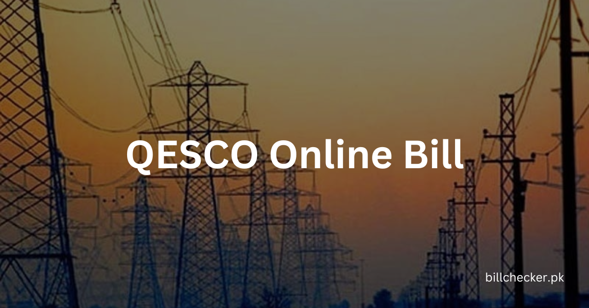 QESCO Online Bill March 2025 - Download Duplicate Bill
