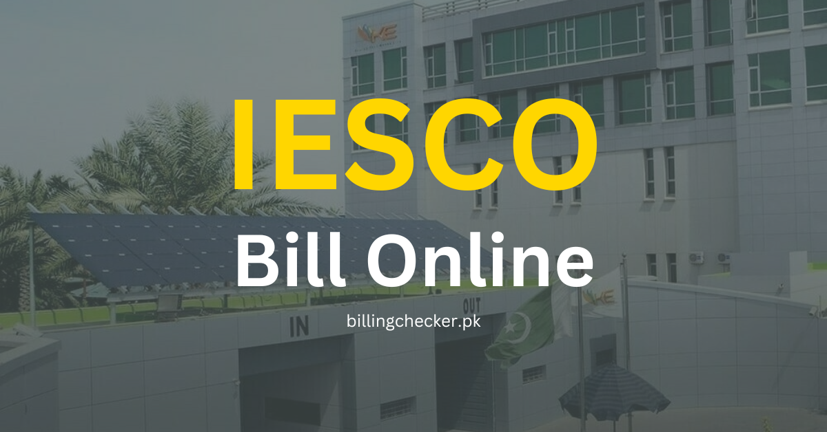 IESCO Bill Online December 2025 - Download Duplicate Bill