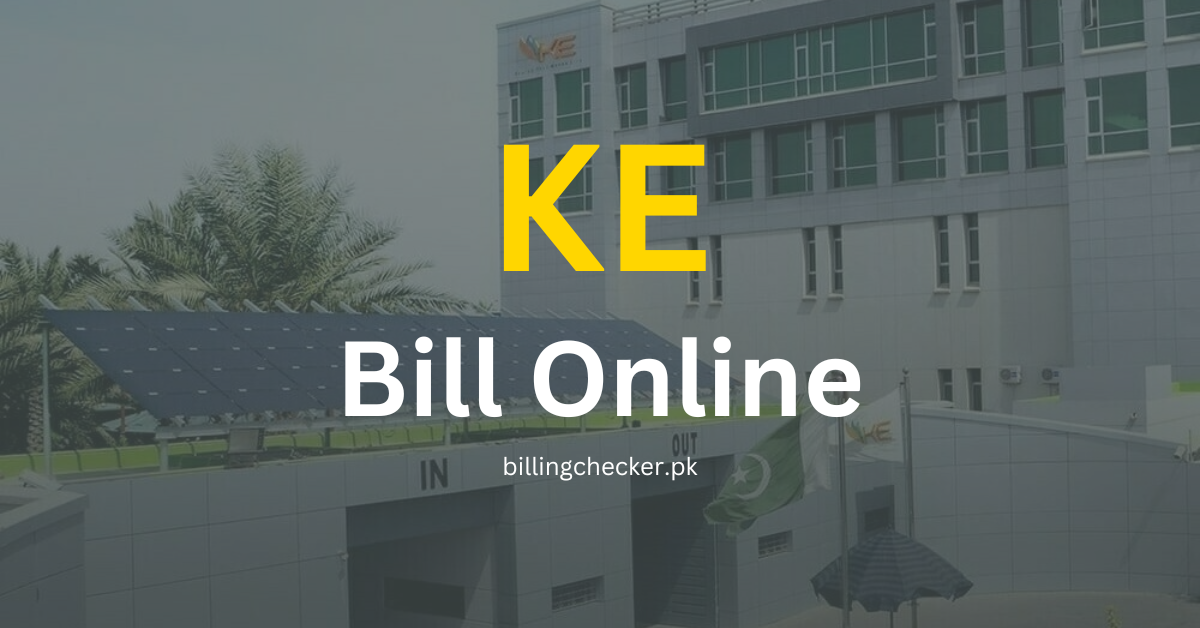 KE Bill Duplicate - KE Bill Online Check December 2025