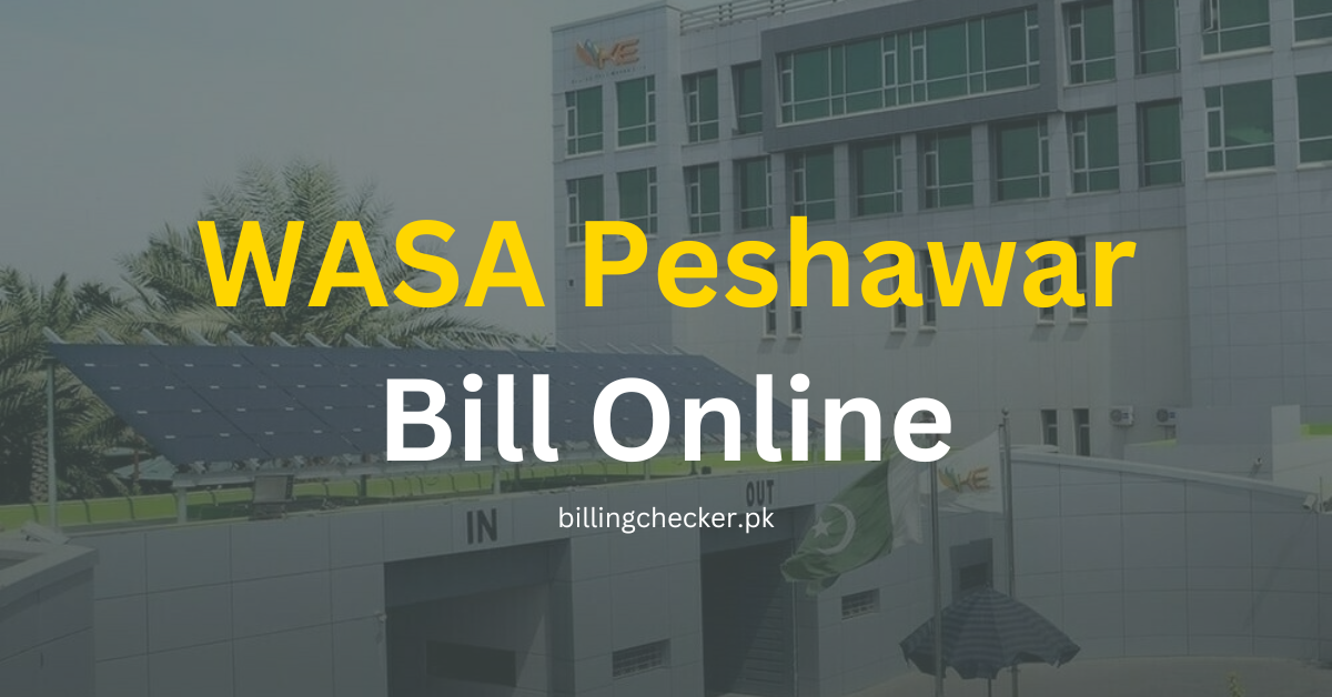 WSSP Peshawar Bill 2025 - Check WSSP Duplicate Bill Online